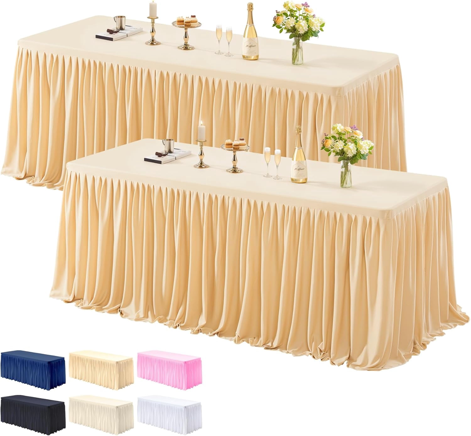 Sage Tablecloths for Rectangle Tables ft Wrinkle Spandex Table Cover ...