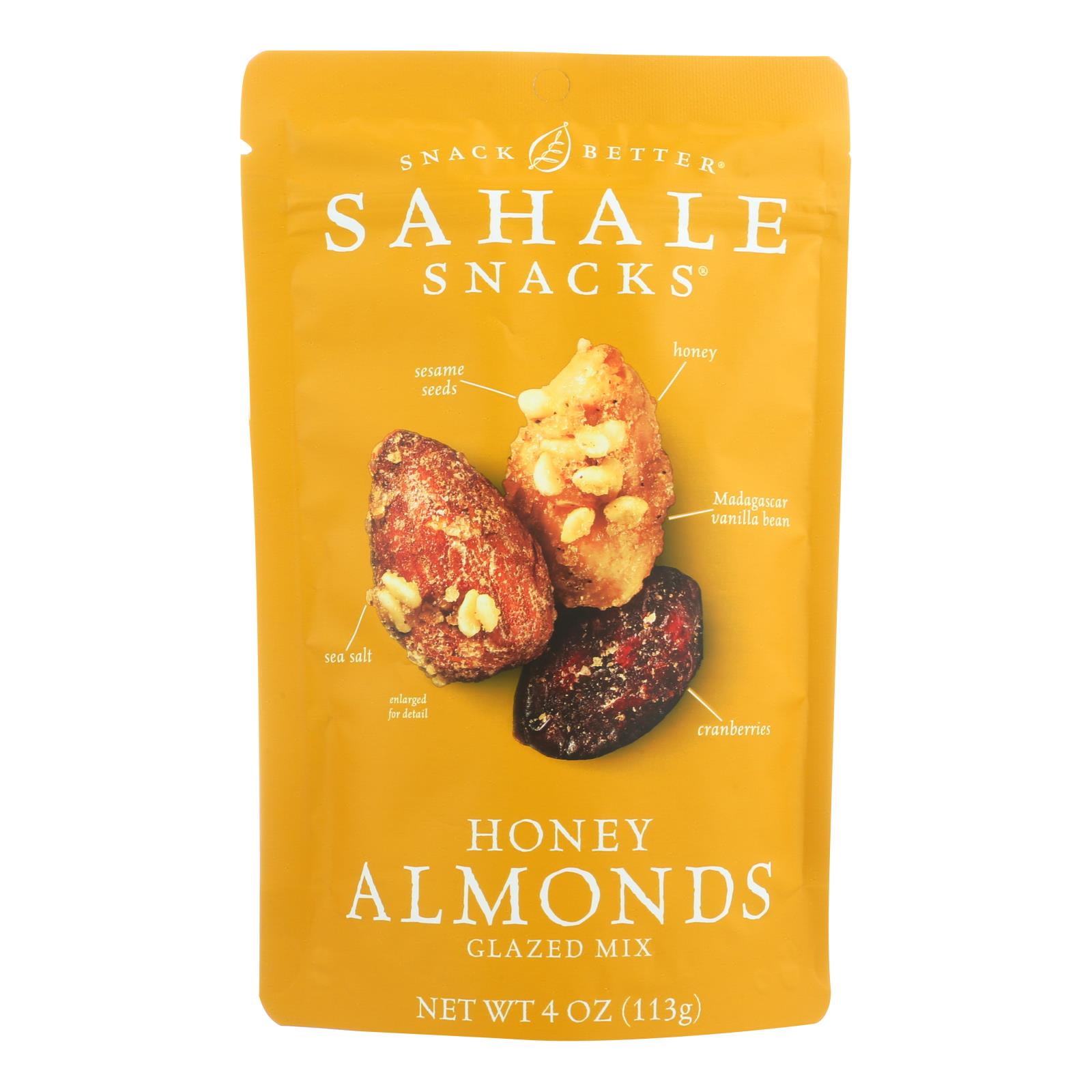 Sahale Snacks® Honey Almonds 4 oz - Walmart.com