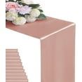 6 Pack Satin Table Runner 12 x 108 Inches for Wedding Birthday Party ...