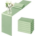 6 Pack Satin Table Runners 12 x 72 Inches - Smooth Silky Fabric for ...