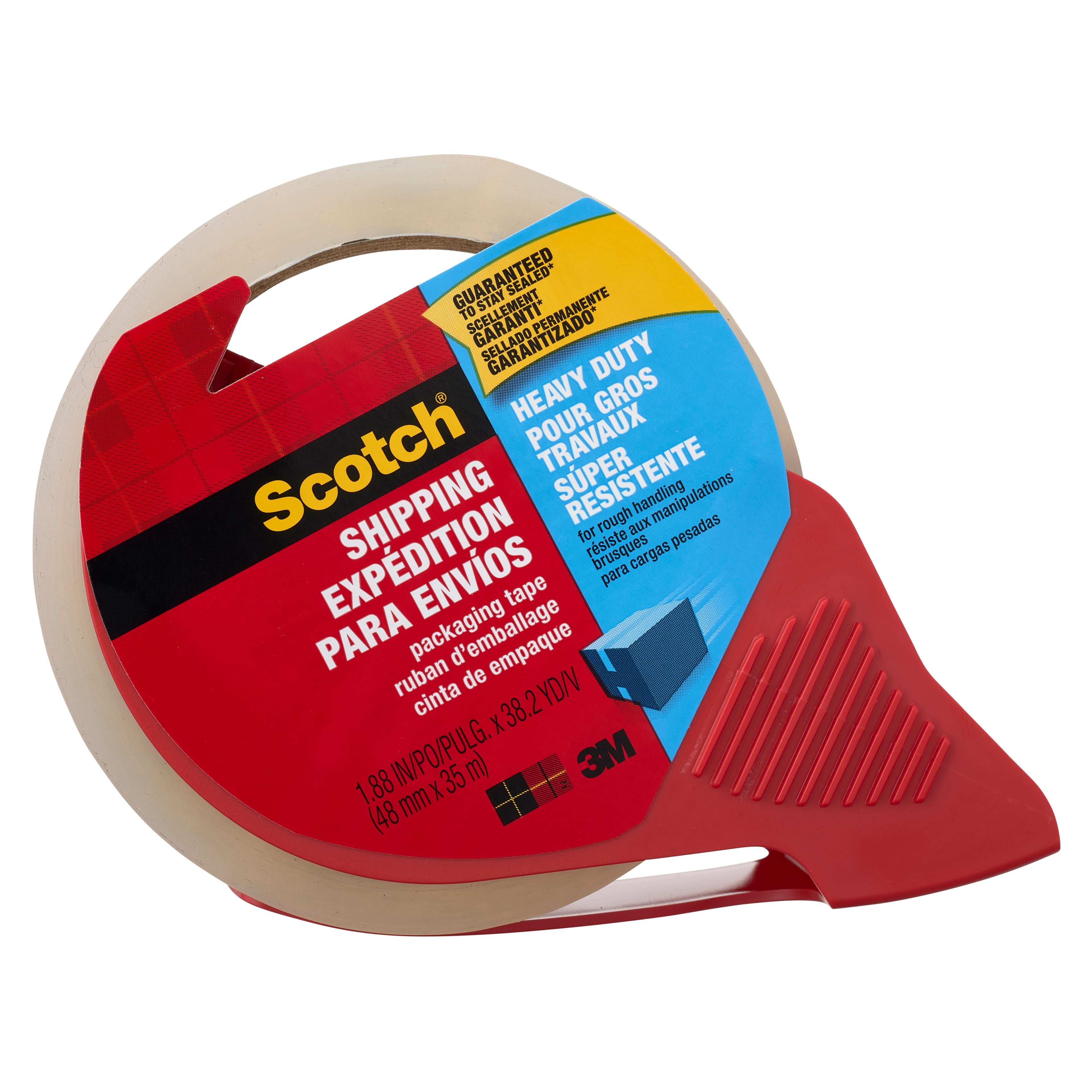 6 Pack: Scotch® Heavy Duty Shipping Packaging Tape with Dispenser ...