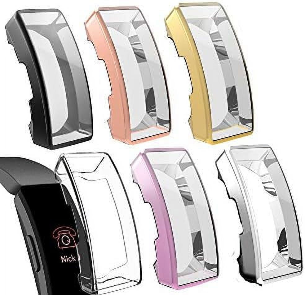 6 Pack Screen Protector Case Compatible for Fitbit Inspire3/Inspire 2 ...