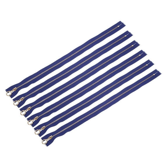 6 Pack Separating Jacket Zippers with #3 Lifting Ring Pulls, 17 Inch ...