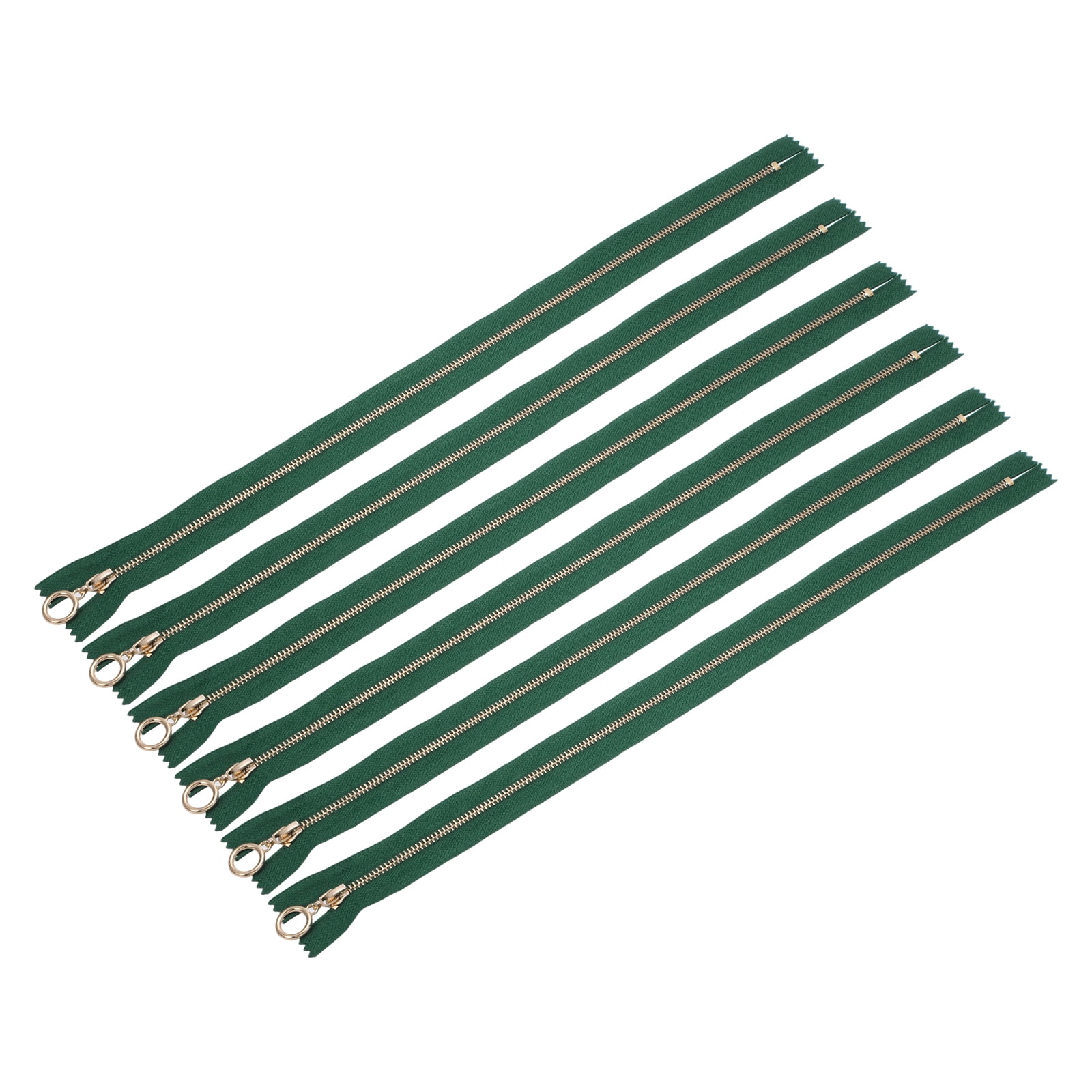 6 Pack Separating Jacket Zippers with #3 Lifting Ring Pulls, 17 Inch ...