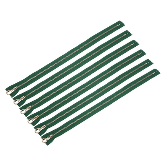 6 Pack Separating Jacket Zippers with #3 Lifting Ring Pulls, 17 Inch ...