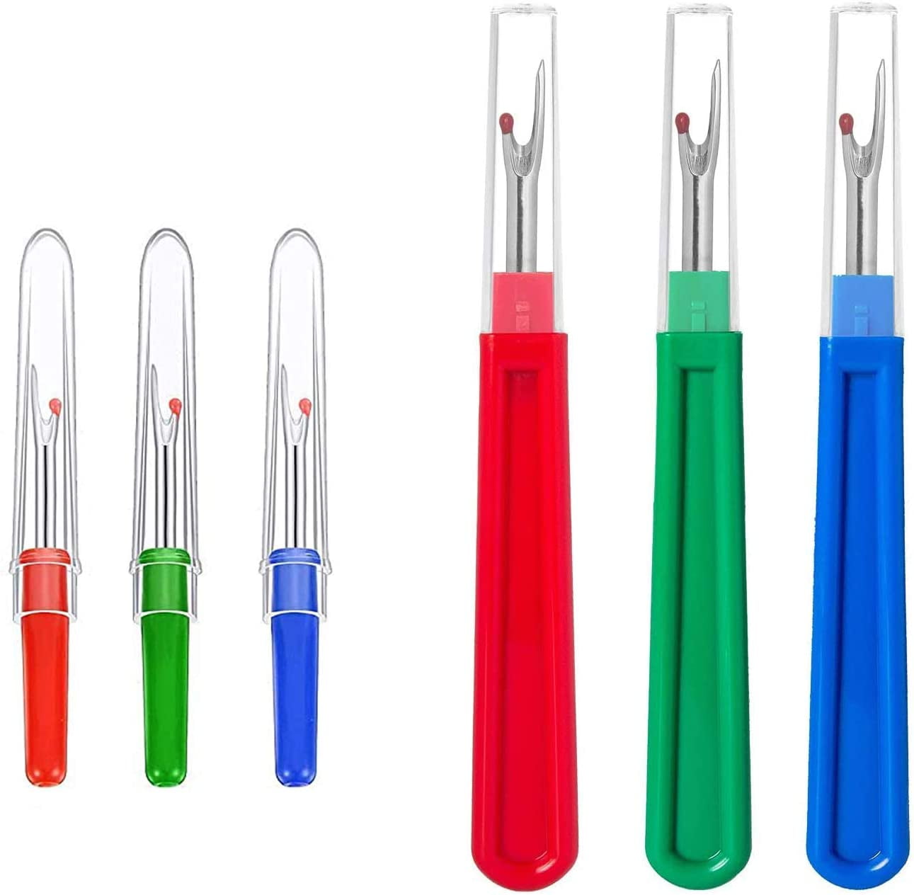 6 Pack Sewing Seam Ripper 3 Large and 3 Small Handy Stitch Rippers for ...