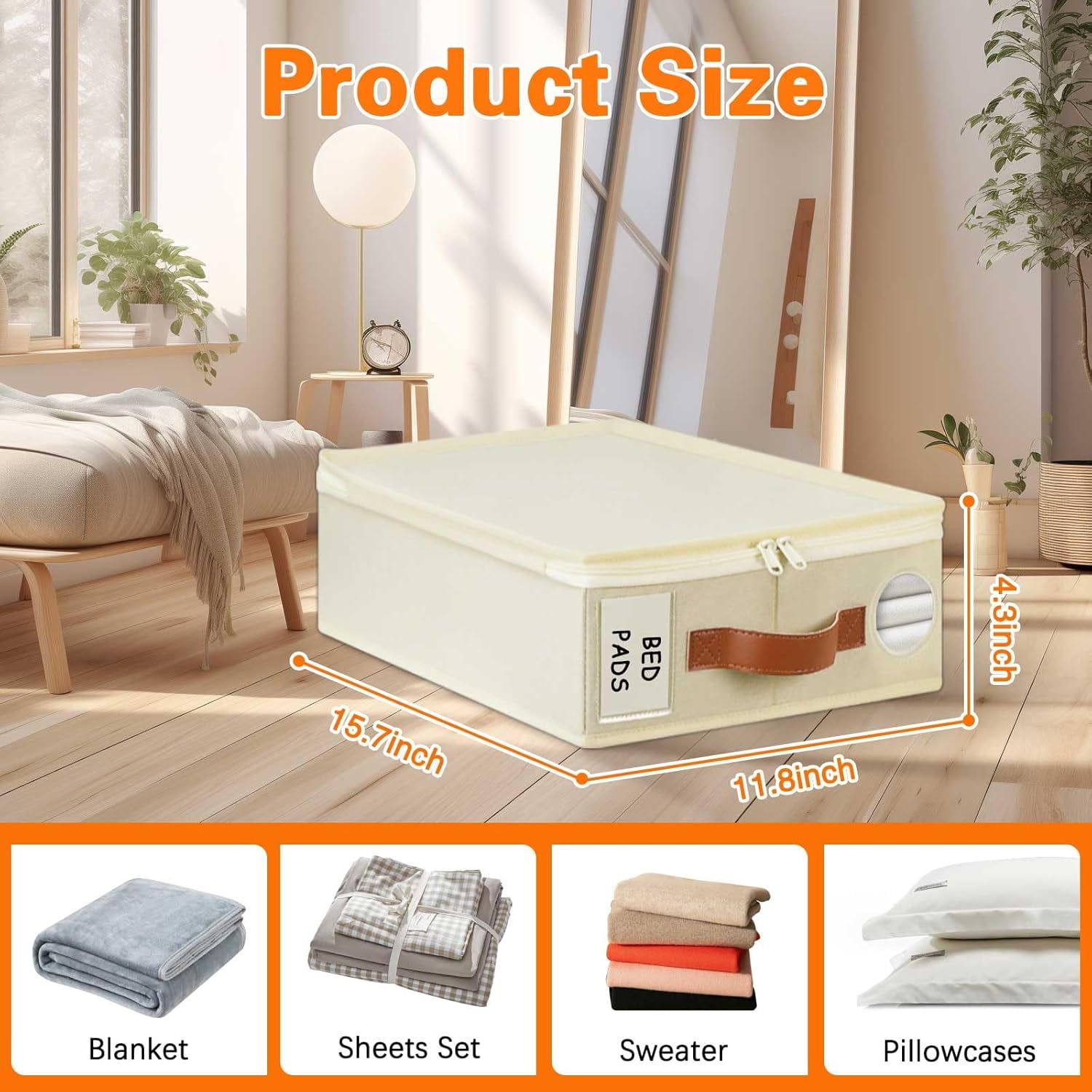 6 Pack Sheet Organizers and Storage Foldable Bed Sheet Organizers and ...