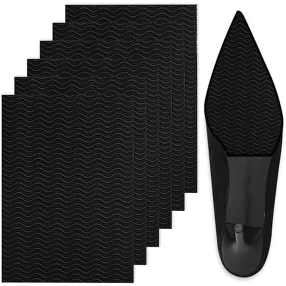 6 Pack Shoe Sole Protector - Self-Adhesive Anti-Slip Grips for High ...