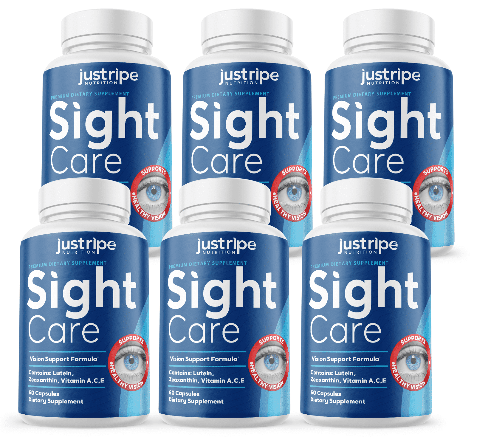6 Pack Sight Care Vision Supplement Pills,Supports Healthy Vision ...