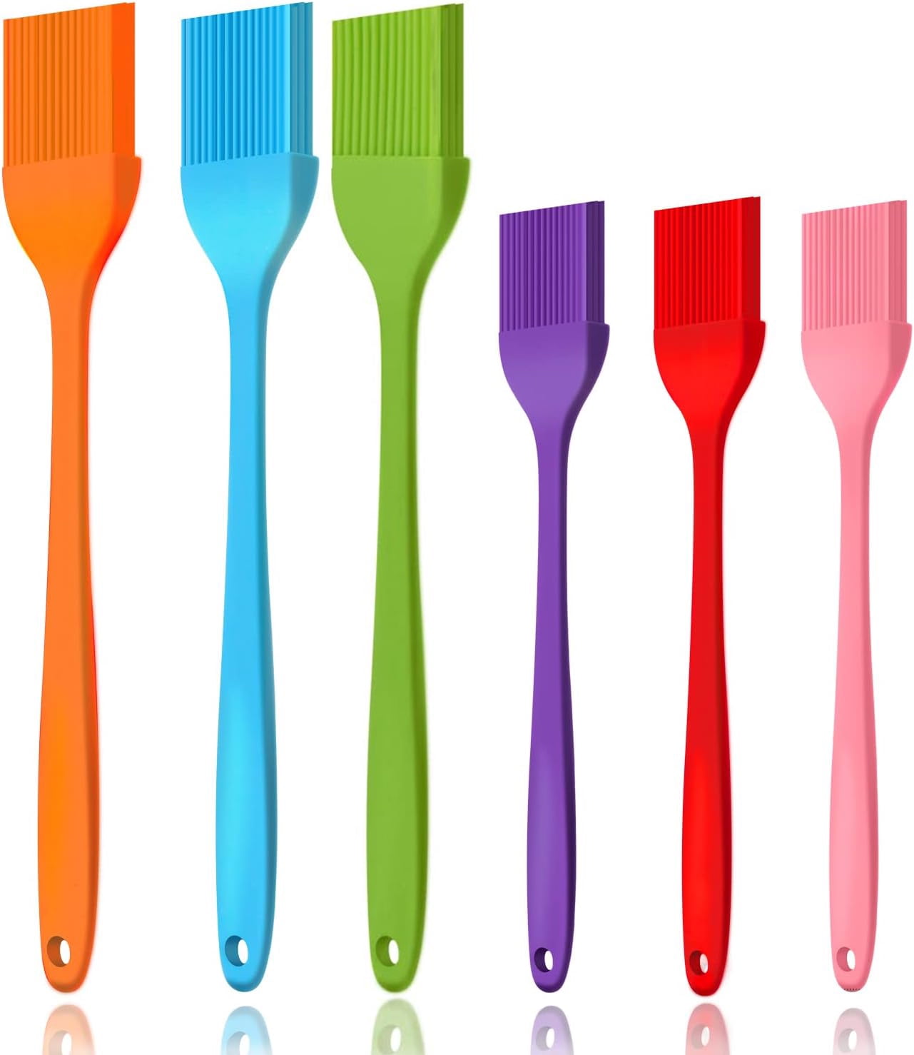 Rongsi Silicone Basting Brushes 6 Pack for BBQ Grilling Baking ...