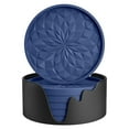 LAI FION 6-Piece Heat Resistance Silicone Navy Blue Coasters - Walmart.com
