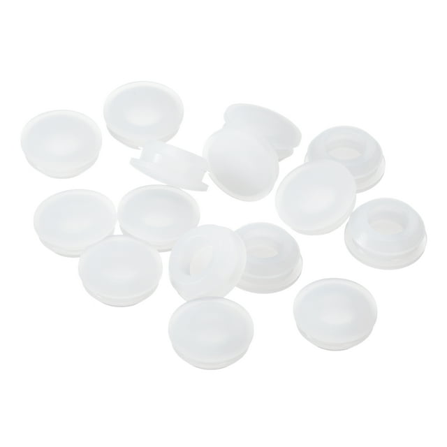 6 Pack Silicone Hole Plug, Black Rubber Round Hole Plugs Fit for Bottle ...