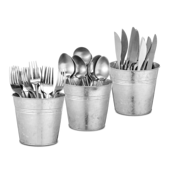 6 Pack Silverware Holder, Utensil Organizer Flatware Caddy for Spoons ...