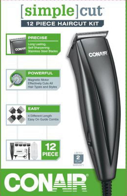 6 Pack - Simple Cut 12-Piece Haircut Kit 1 ea - Walmart.com