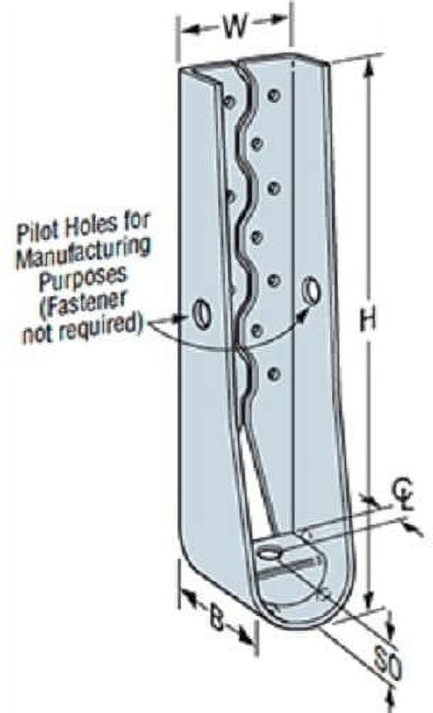 Simpson Strong Tie 6 Pack HDU8-SDS2.5 16-5/8" Predeflected Hold Down ...