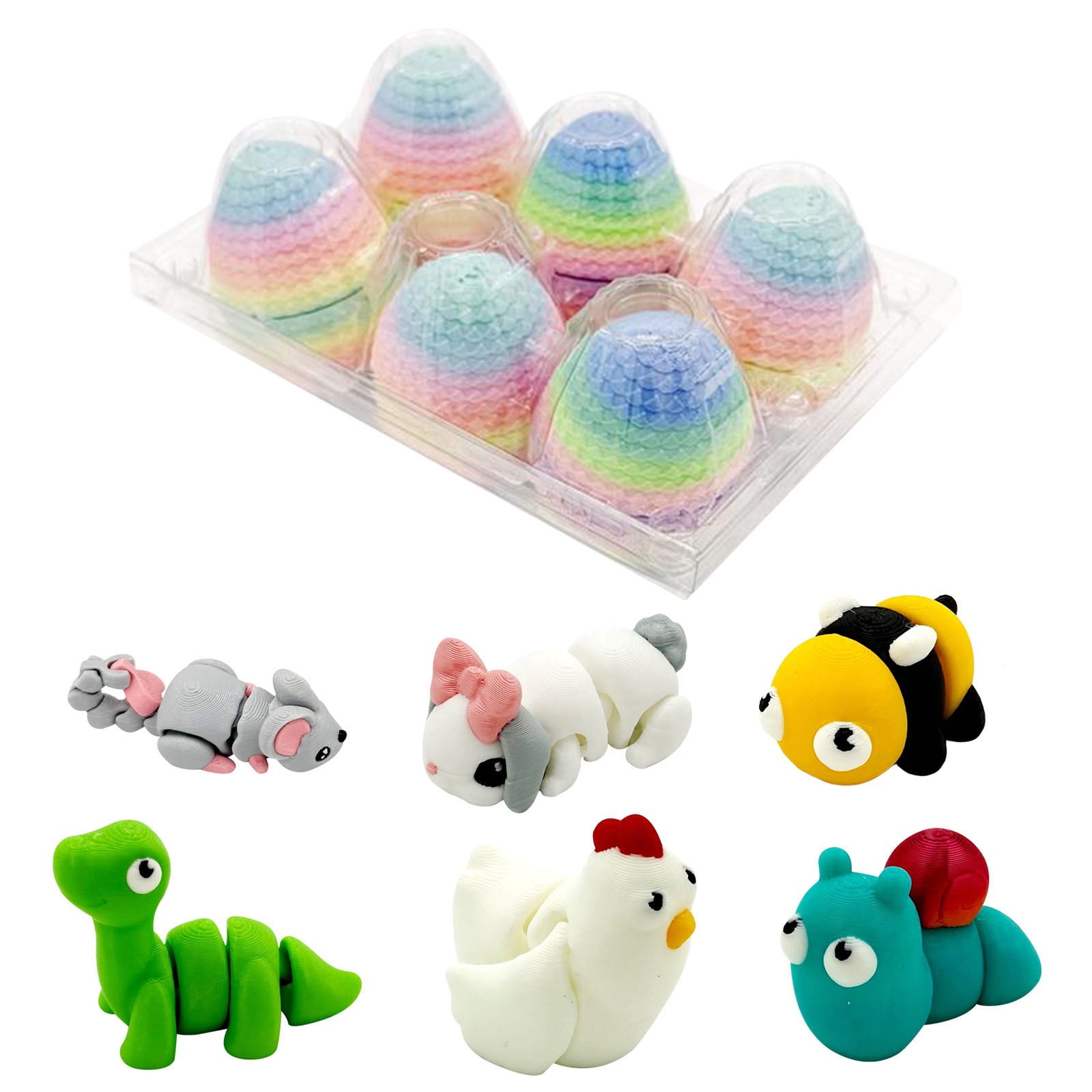 2025 New Dragon Eggs 6-Pack Mystery Dragon Eggs With Articulated ...