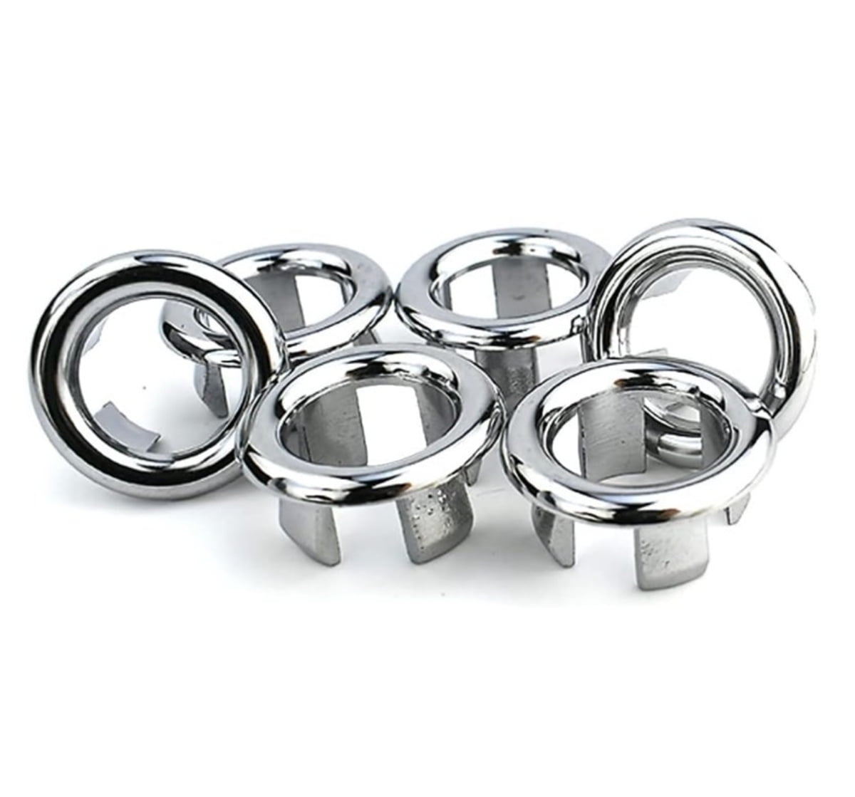 6 Pack Small Sink Insert,Washroom Overflow Drain Cover,Plastic Sink ...