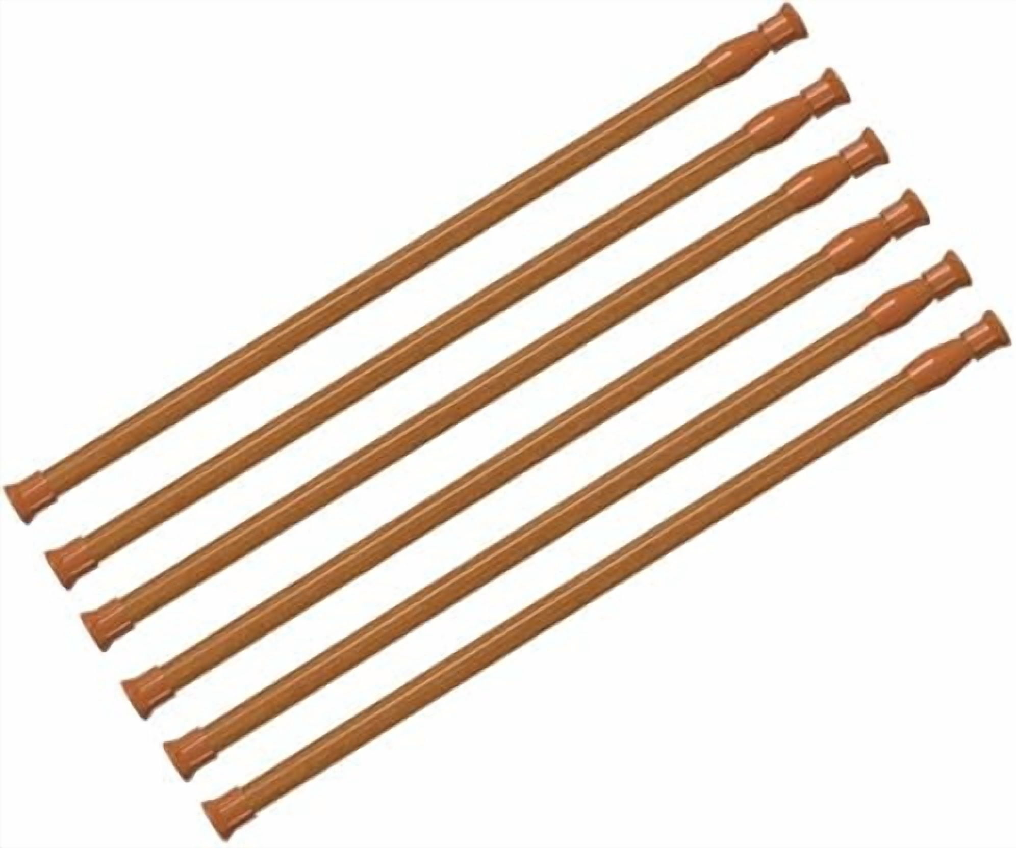 6 Pack Small Spring Tension Curtain Rod 12 to 20 Inch, Thin Tension Rod ...