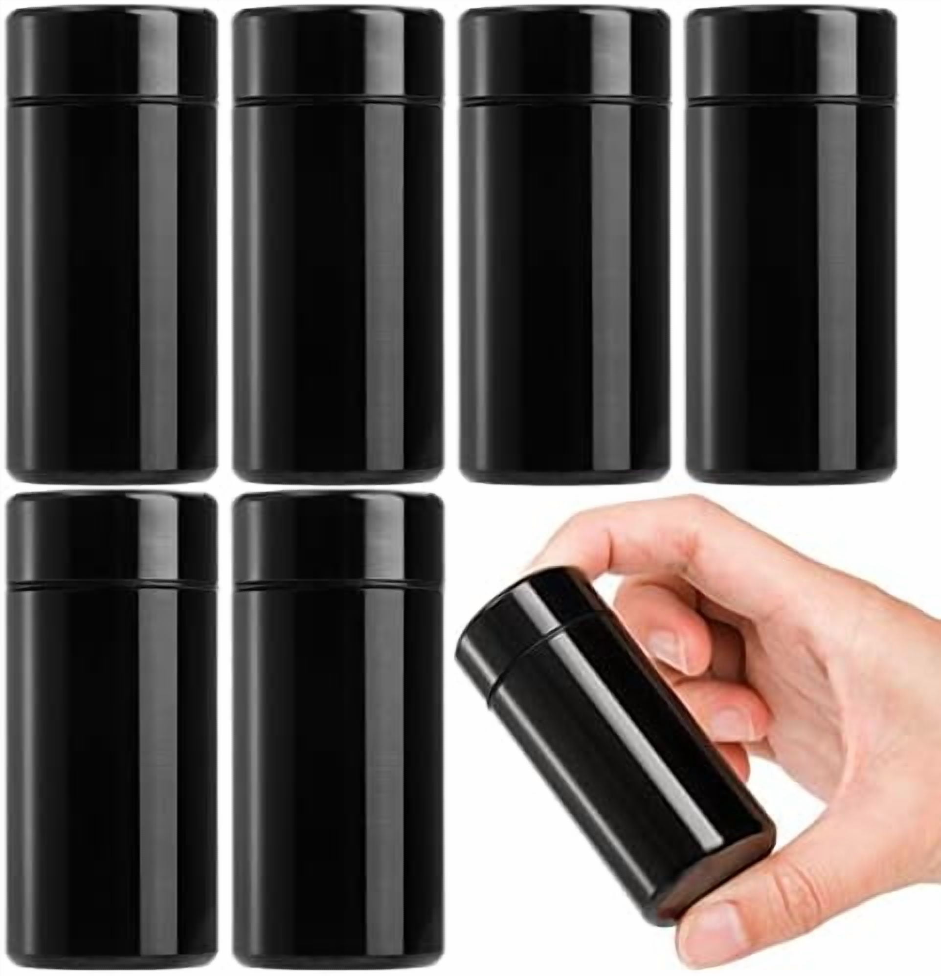 6 Pack Small Storage Jars, 1.4 oz Mini Bottles Containers with Lids ...