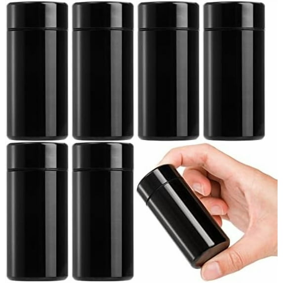 6 Pack Small Storage Jars, 1.4 oz Mini Bottles Containers with Lids ...
