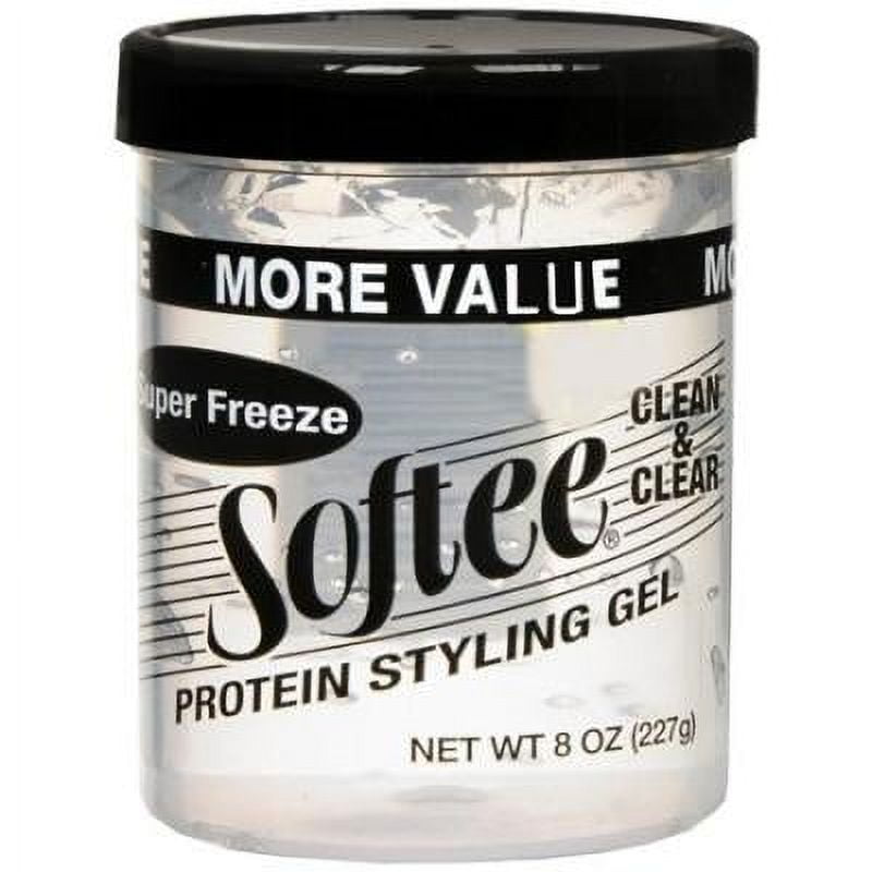 6 Pack - Softee Super Freeze Protein Styling Gel 8 oz - Walmart.com