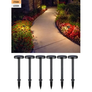 Naturally Large Solar Large Pathway Lights, 8-pack - Walmart.com