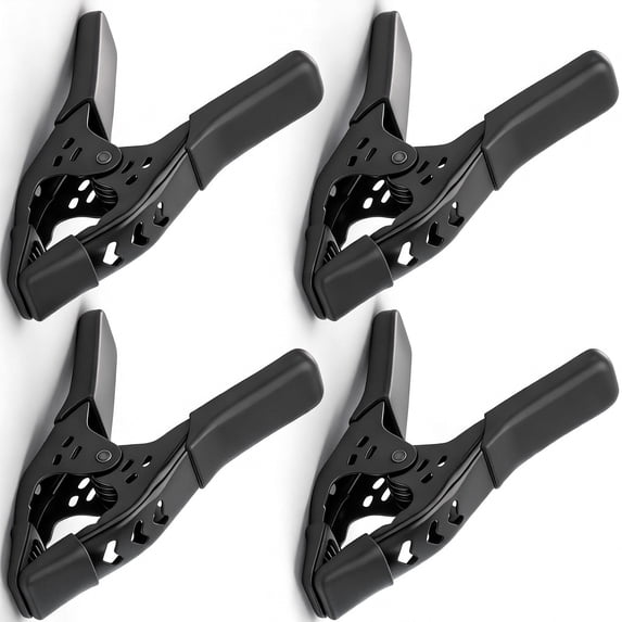 6 Pack Spring Clamps 4 Inch Metal Clips, Clamp Set for Woodworking ...