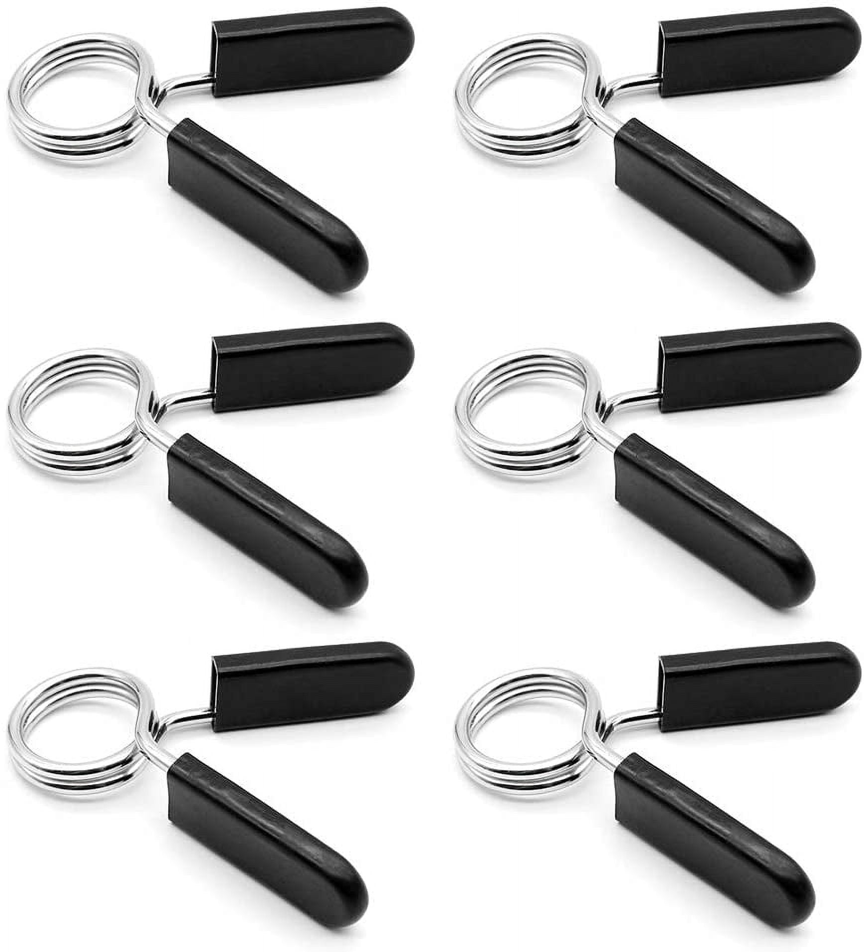 6 Pack Spring Clips For Dumbbell Weights, 25 Mm/1 Inch Dumbbell Spring ...