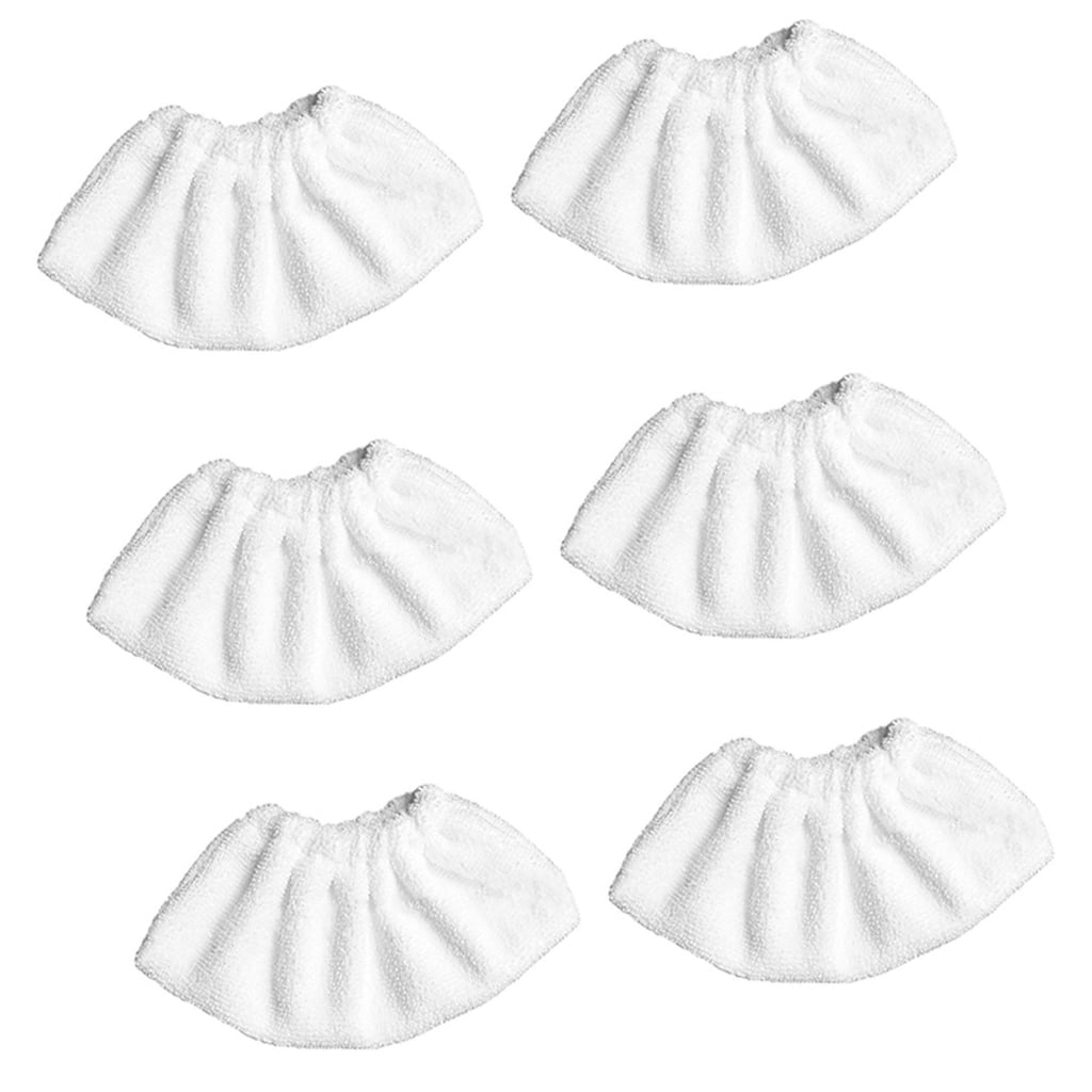 6 Pack Steam Mop Replacement Pads Absorbent Non Scratch Fabric Texture ...
