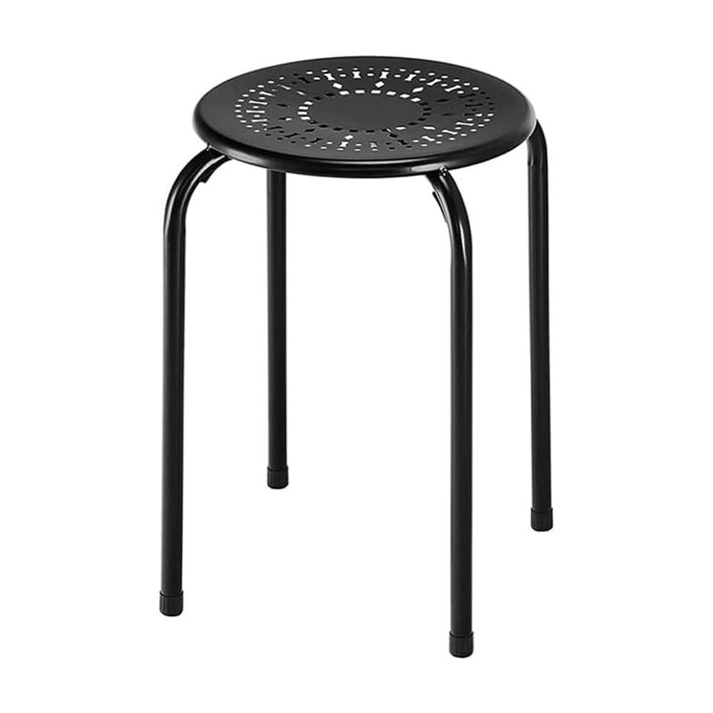 6-Pack Steel Stack Stools, 17.5-Inch Height Portable Stackable Backless ...