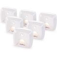 6-Pack Stick-on Motion Sensor Lights, Warm White LED Night Light, Stick ...