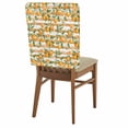 6 Pack Summer Fruit Chair Back Covers Watercolor Orange White Flowers ...