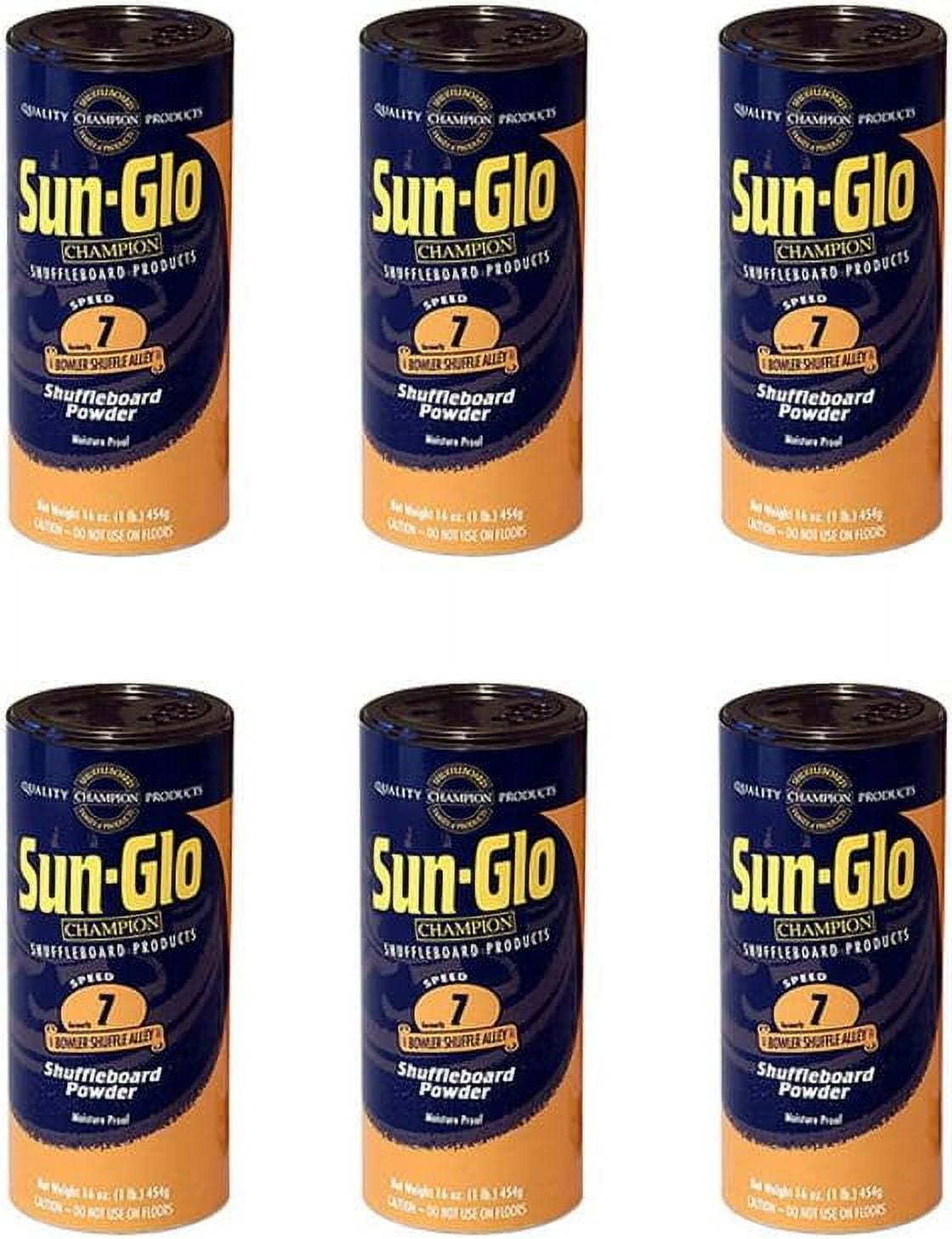 6 Pack - Sun-Glo #7 Speed Shuffleboard Powder Wax - Walmart.com