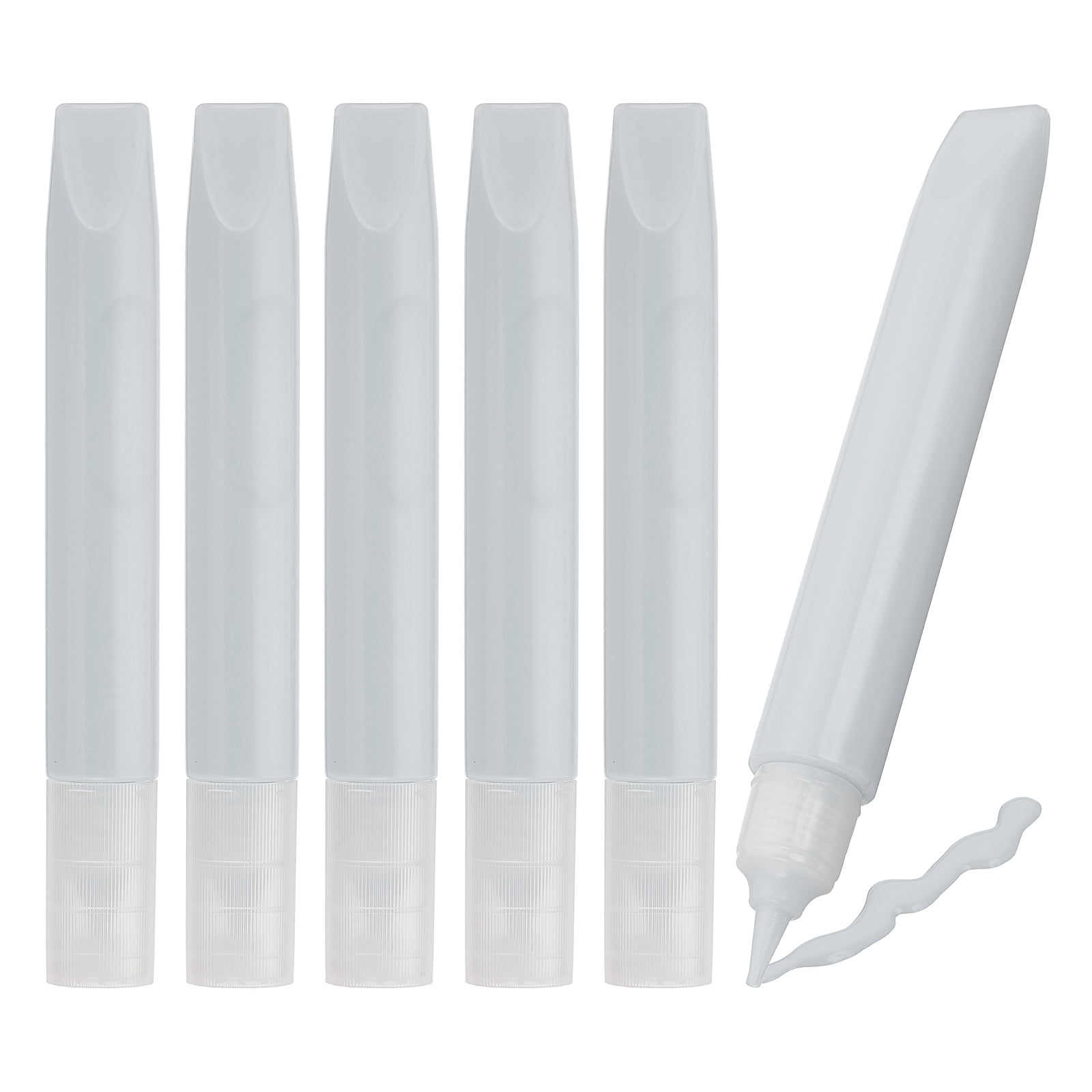 6 Pack Suncatcher Paint Pens, Silver Sun Catcher Paint Pens 10ML Each ...