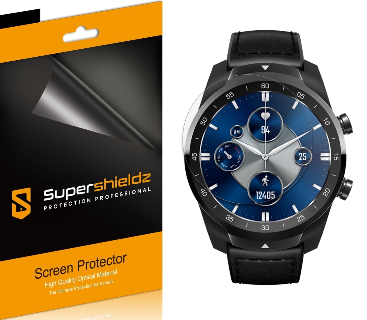 [6-Pack] Supershieldz for Ticwatch Pro / Ticwatch Pro S/ Ticwatch Pro ...