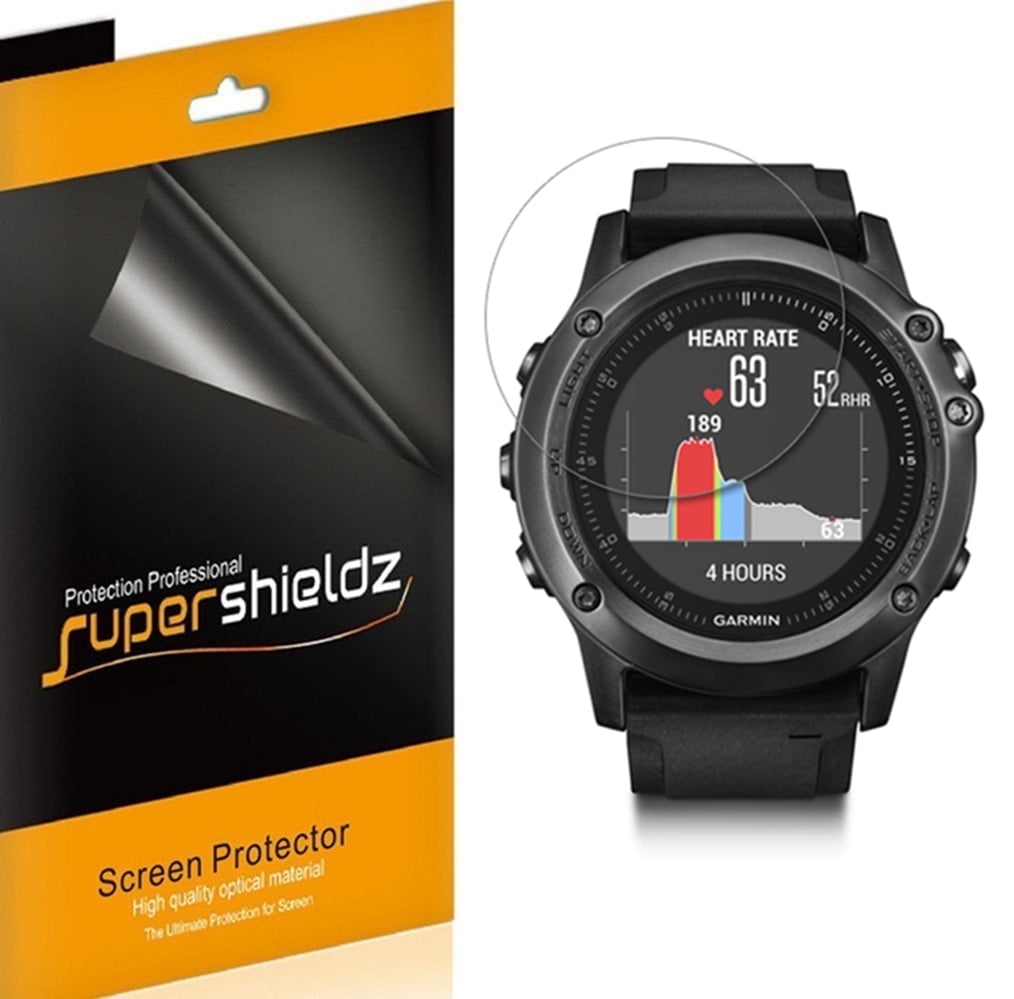 [6-Pack] Supershieldz for Garmin Fenix 3 HR Screen Protector, [Full ...