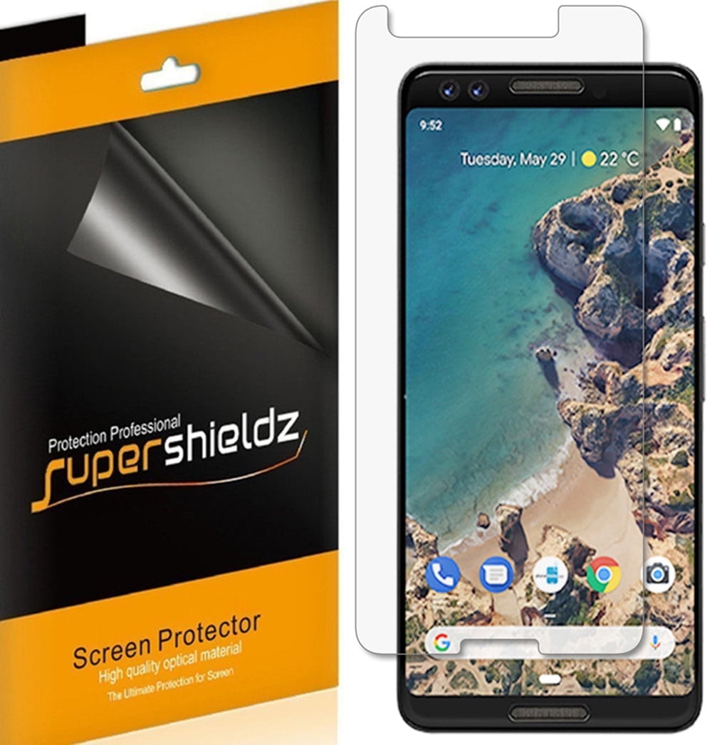 [6-Pack] Supershieldz for Google (Pixel 3) Screen Protector, Anti ...