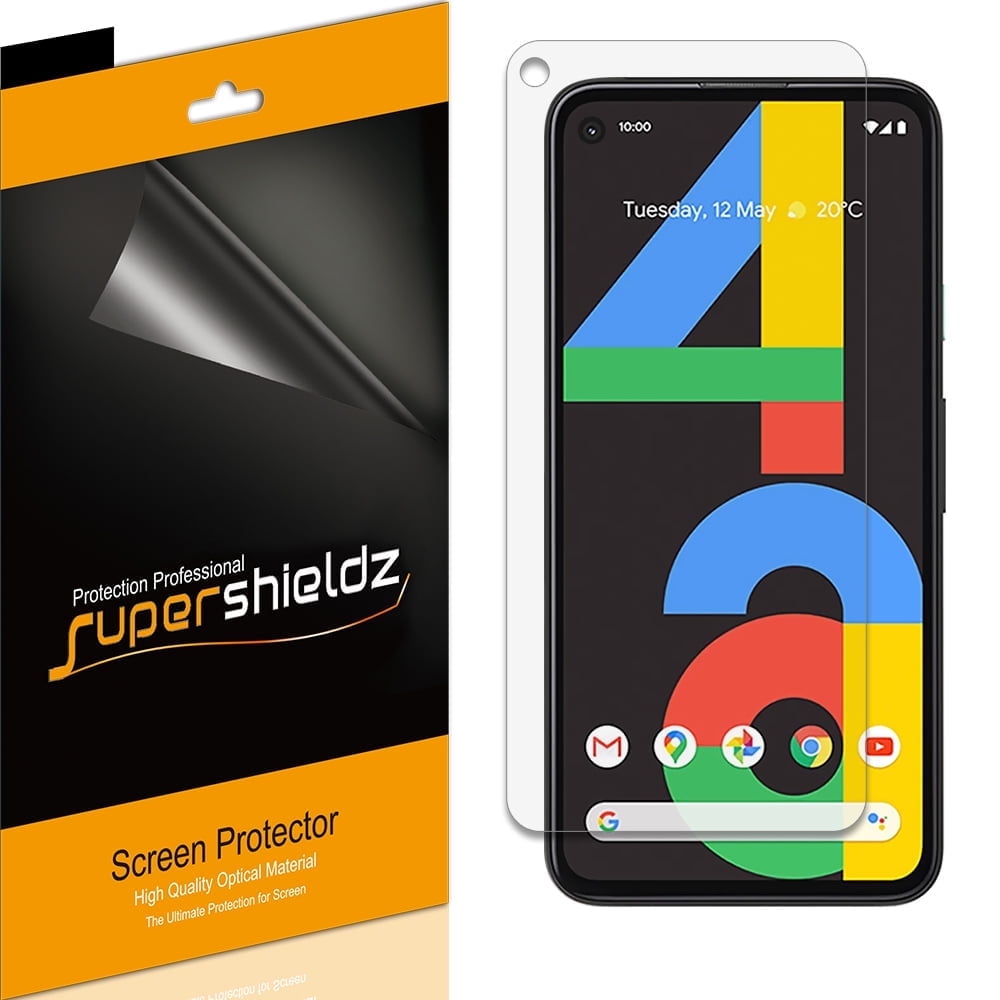 [6-Pack] Supershieldz for Google Pixel 4a Screen Protector, Anti-Glare ...