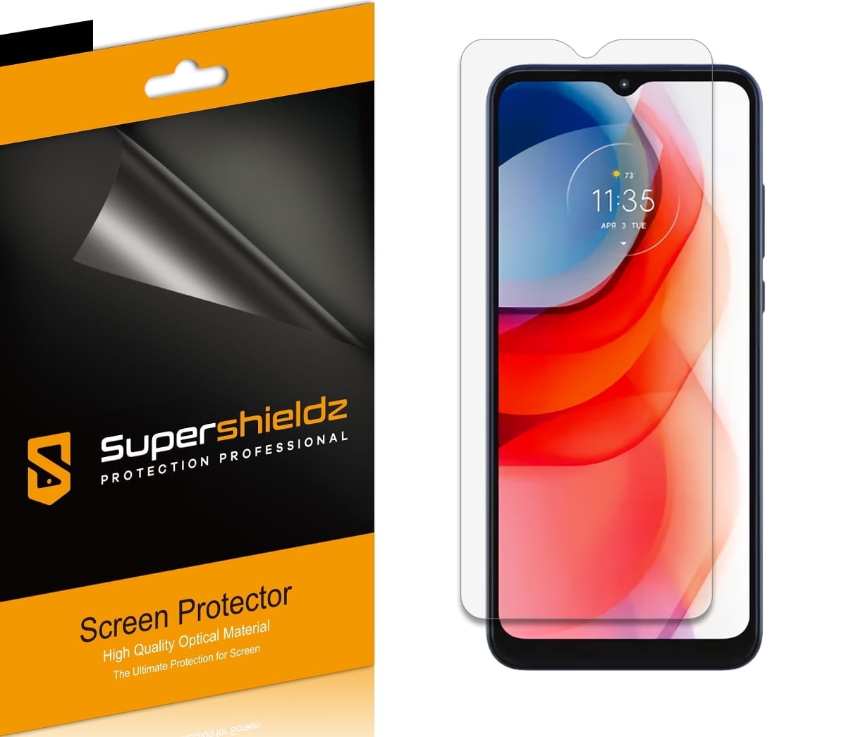 [6-Pack] Supershieldz for Motorola Moto G Play (2021) Screen Protector ...