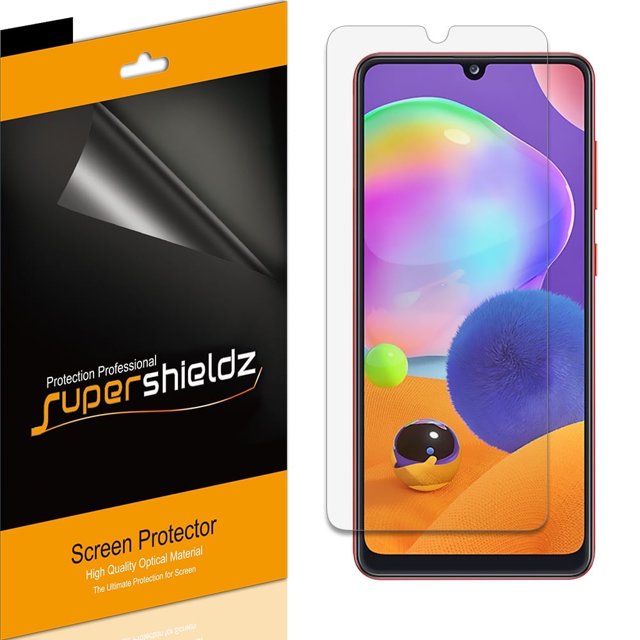 [6-Pack] Supershieldz for Samsung Galaxy A31 Screen Protector, Anti ...