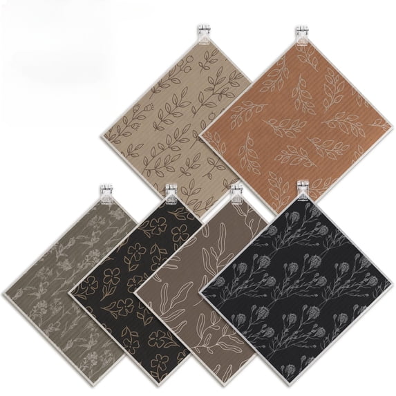 6 Pack Swedish Dishcloths for Kitchen Reusable Paper Towels Washable ...