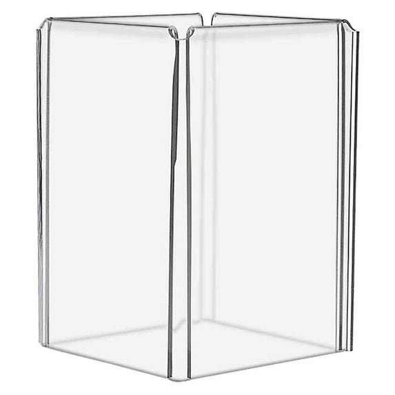 6 Pack Table Sign Holder Multi Panel Square Holds 4 x 6 Inch Signs in ...