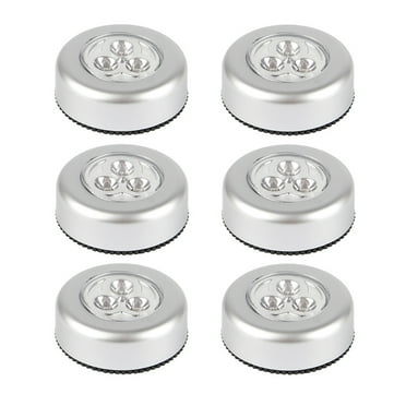 3 LED Touch Push On Off Light Self-Stick On Click Battery Operated ...