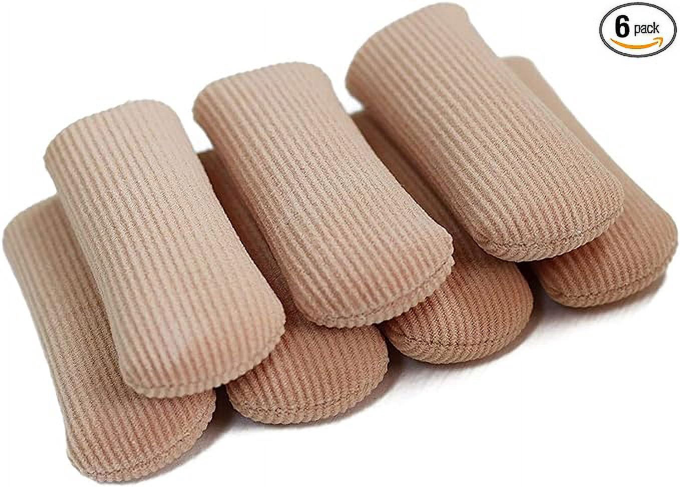 6 Pack Toe Caps Close Finger Toe Sleeve Tubes Toe Protectors Gel ...