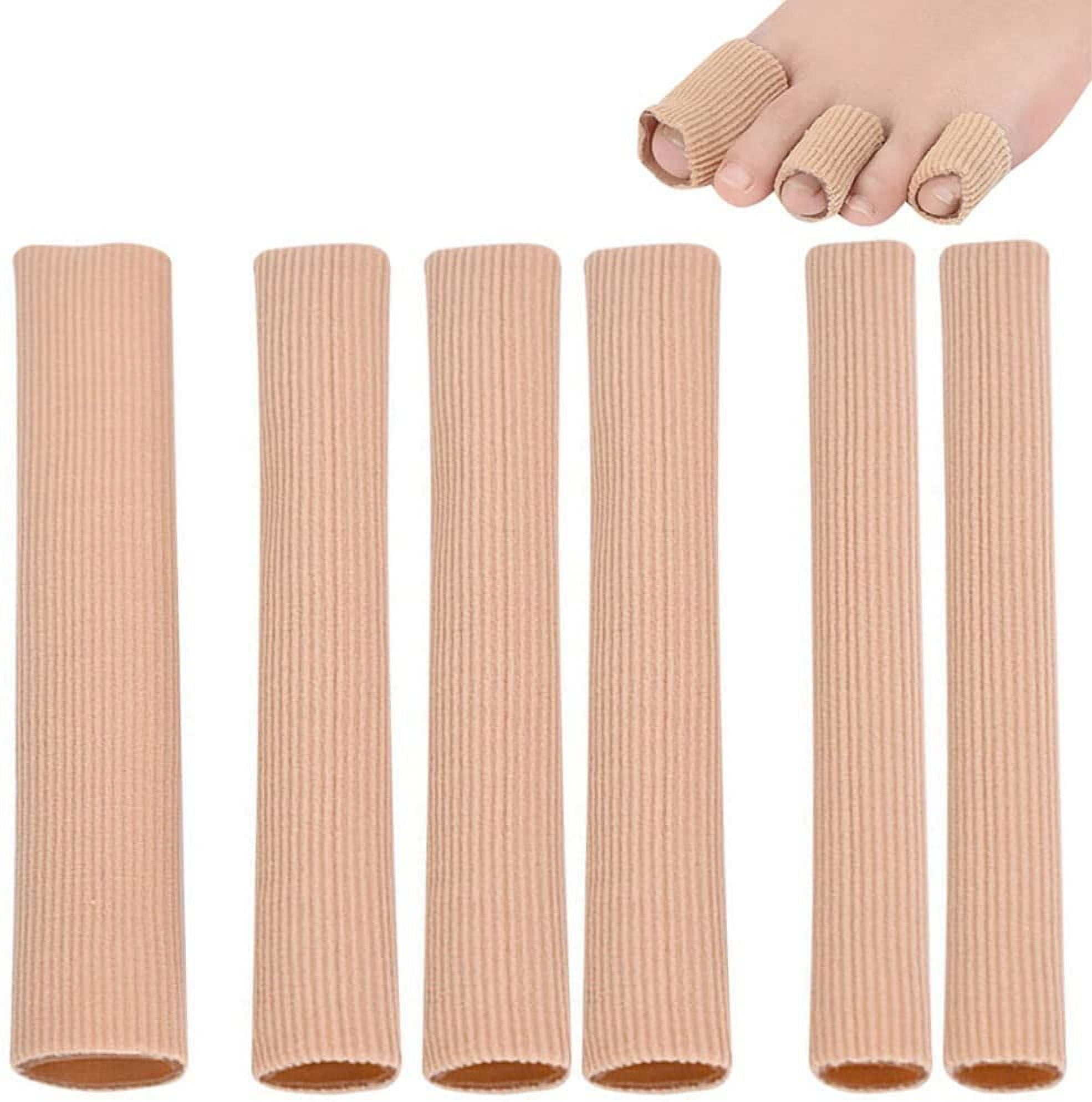 6 Pack Toe Tubes, Toe Cushion Tube, Toe Tubes Sleeves for Relief Toe ...