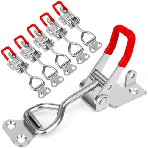 6 Pack Toggle Clamp Latch,550Lbs Holding Capacity 4002 Heavy Duty ...