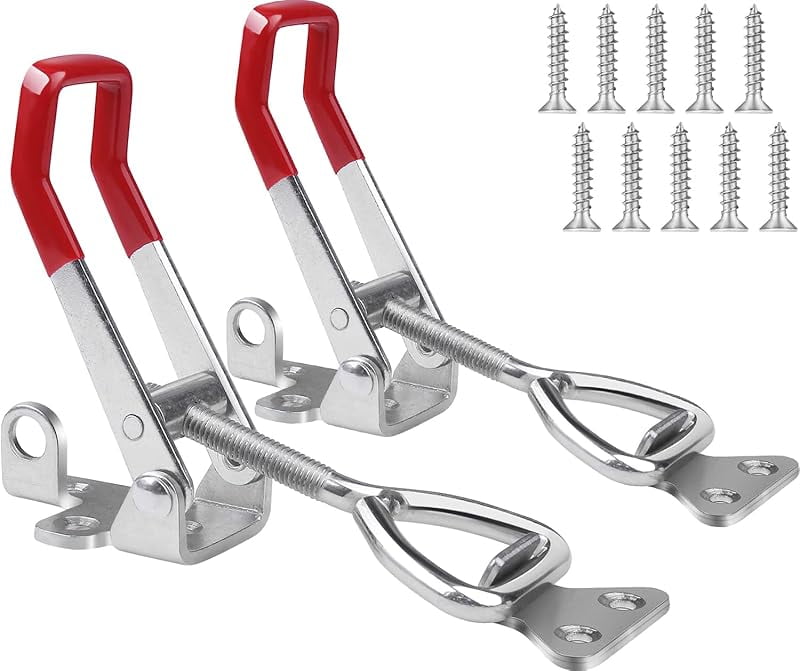 6 Pack Toggle Latch Clamp 4001, Adjustable Latch, Smoker Clamps Heavy ...