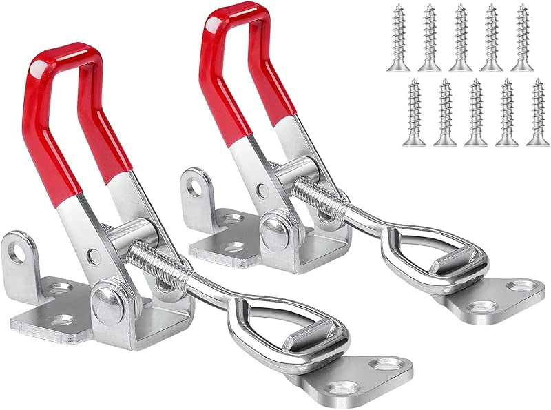 6 Pack Toggle Latch Clamp 4001, Adjustable Latch, Smoker Clamps Heavy ...