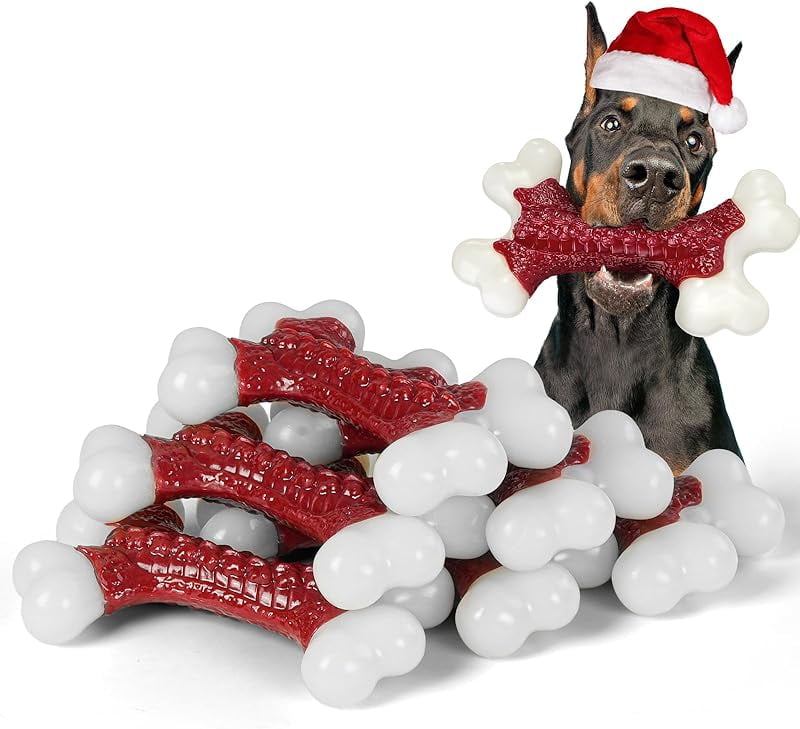 6-Pack Tough Dog Toys, Toys for Aggressive Chewers Large Breed, Chew ...