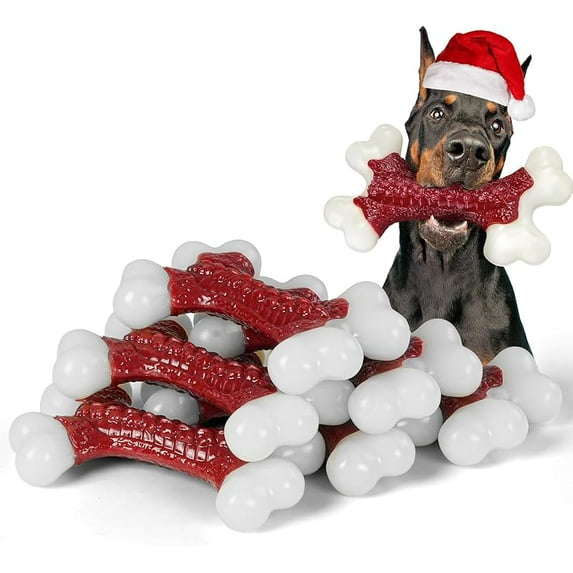 6-Pack Tough Dog Toys, Toys for Aggressive Chewers Large Breed, Chew ...